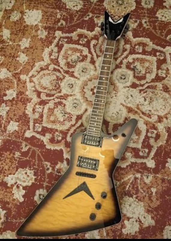 Dean Zx quilted maple electric guitar | Reverb