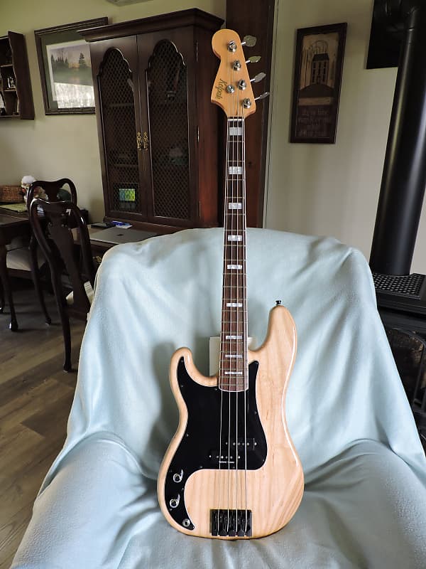 LEFT-HANDED ASH P-BASS (Custom Handmade by Seller) | Reverb