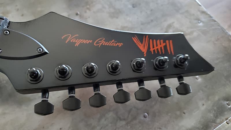 Vayper Guitars V7 2023 Black Gloss | Reverb