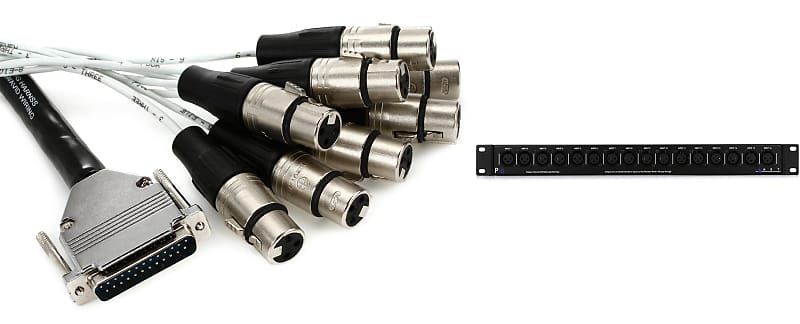 Pro Co DA88XF-5 8-channel DB25 to XLR Female Snake - 5' | Reverb