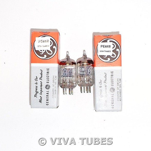 NOS NIB Date Matched Pair GE US 5654/EF95/6AK5 | Reverb Australia