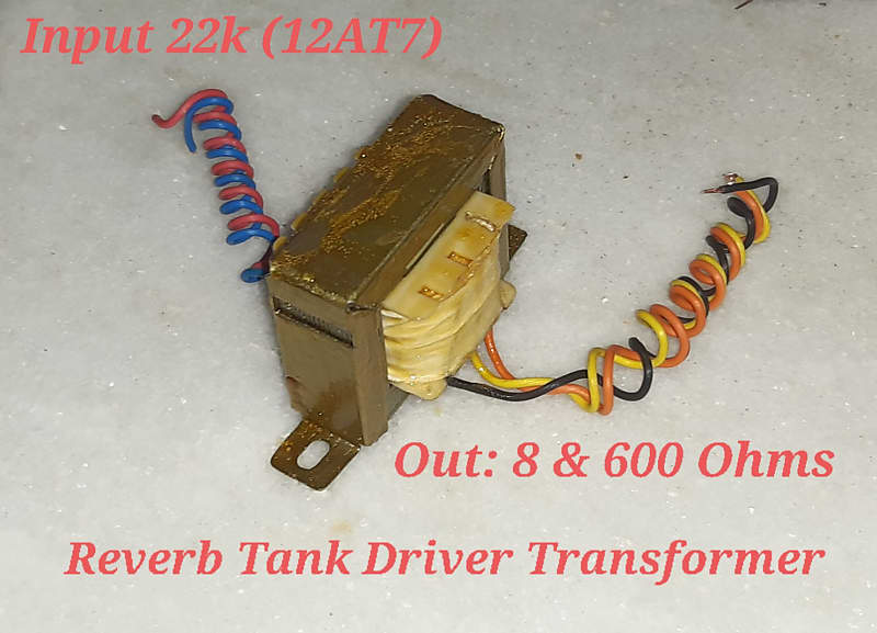 Spring Tank Reverb 12AT7 Tube Transformer Driver 22k 3 Watts. | Reverb
