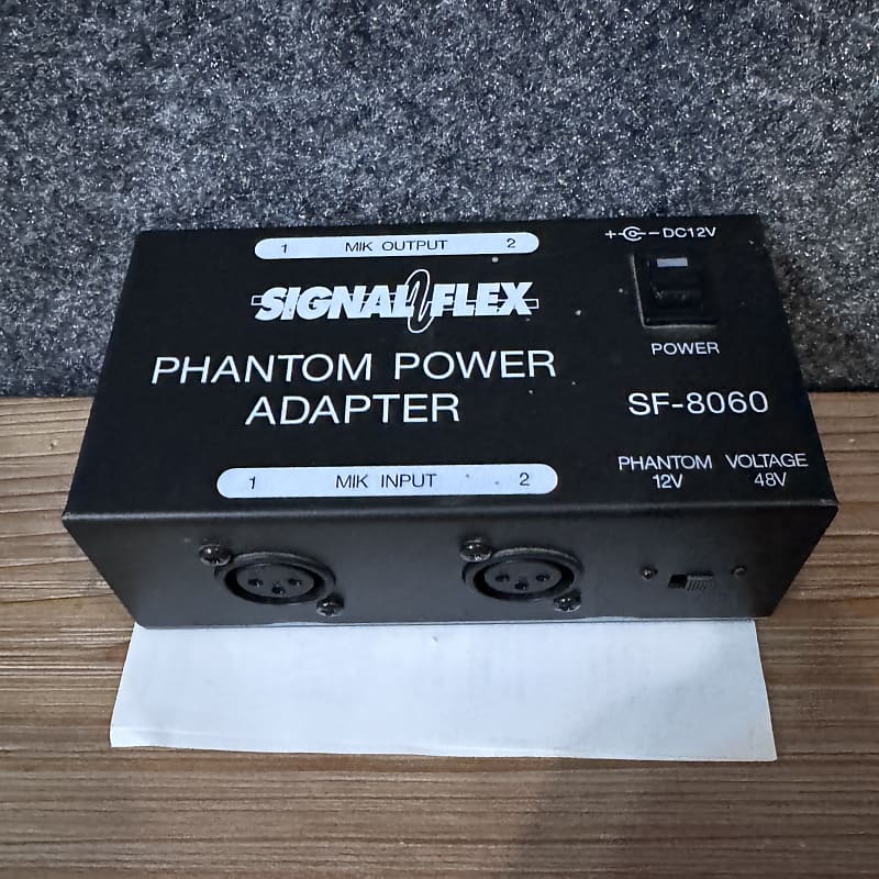 Signal Flex Phantom Power Adapter - Black | Reverb