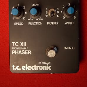 Vintage Rare 1980s TC Electronic TC XII programmable Phaser Vintage Rare 1980s TC Electronic TC XII programmable Phaser