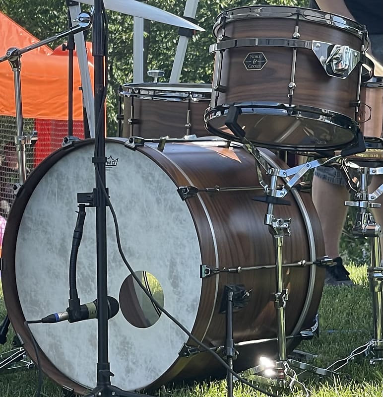 Noble and Cooley 3 Piece Walnut Drum set Matte Finish | Reverb