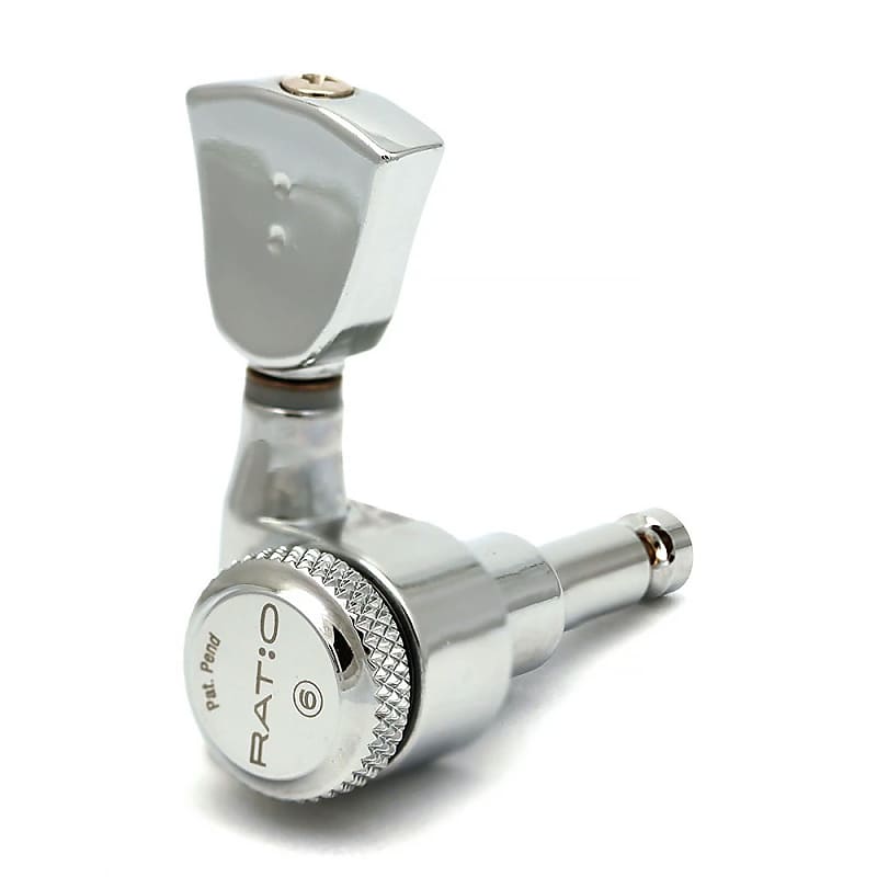 Graph Tech Ratio Locking Tuners 3 x 3 (Chrome, Vintage) | Reverb UK