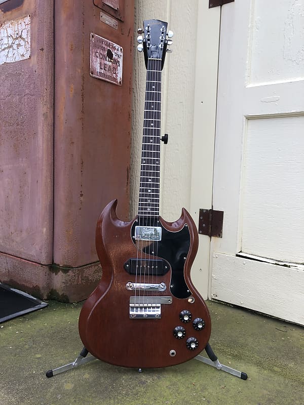 Gibson SG Junior 1965 Player Grade Modified Natural Mahogany | Reverb