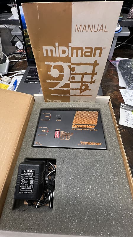 Midiman Syncman SMPTE sync box 1990's - factory | Reverb