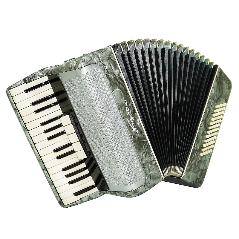 Lightweight Piano Accordion Tula Made in Russia for Beginner | Reverb