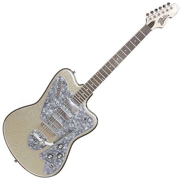 Italia Modena Standard Electric Guitar - Silver | Reverb