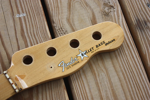 Fender Bullet Bass Deluxe 1981 1982 bass neck maple | Reverb Canada
