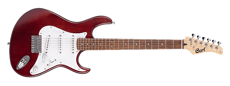 Cort G100 OPBC - Chitarra Elettrica Open Pore Black Cherry | Reverb
