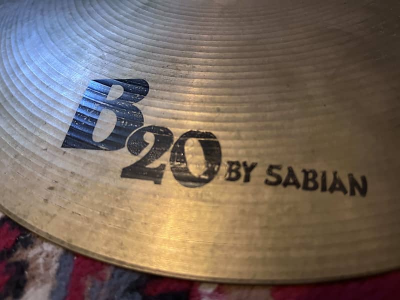 Sabian B20 1970s Hihats Cymbals 14 inch Vintage | Reverb