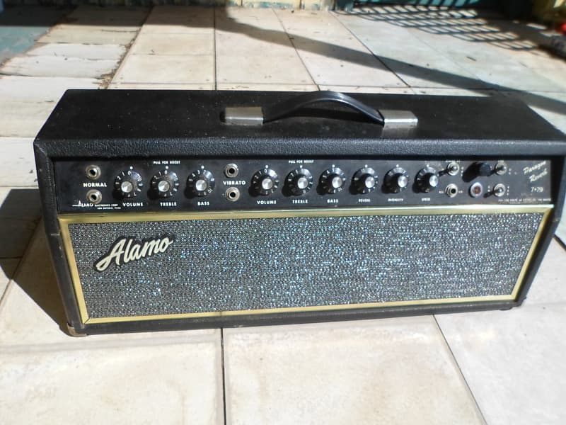 Alamo Paragon Reverb 7+79 6L6 Tube Amplifier Head 1960's | Reverb
