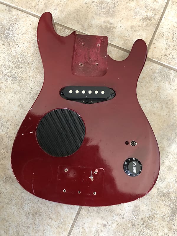 First Act Stratocaster body only with integrated amp/speaker | Reverb
