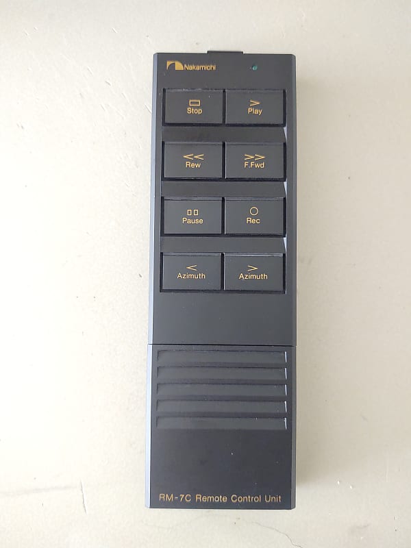 Nakamichi Rm 7c Remote Control Nakamichi CR-7A | Reverb