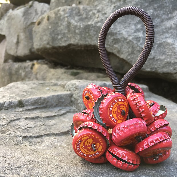 Upcycled Percussion - Bottle Cap Rattle - New Belgium | Reverb