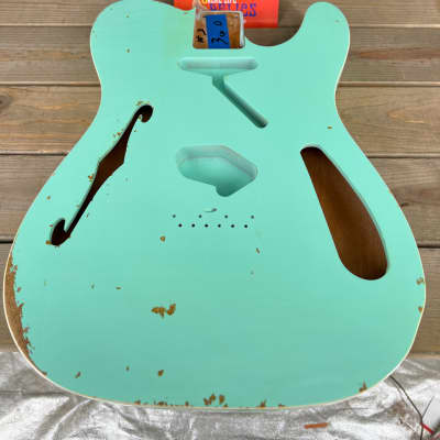 Real Life Relics Nitro 69 Thinline Tele® Telecaster® Body | Reverb