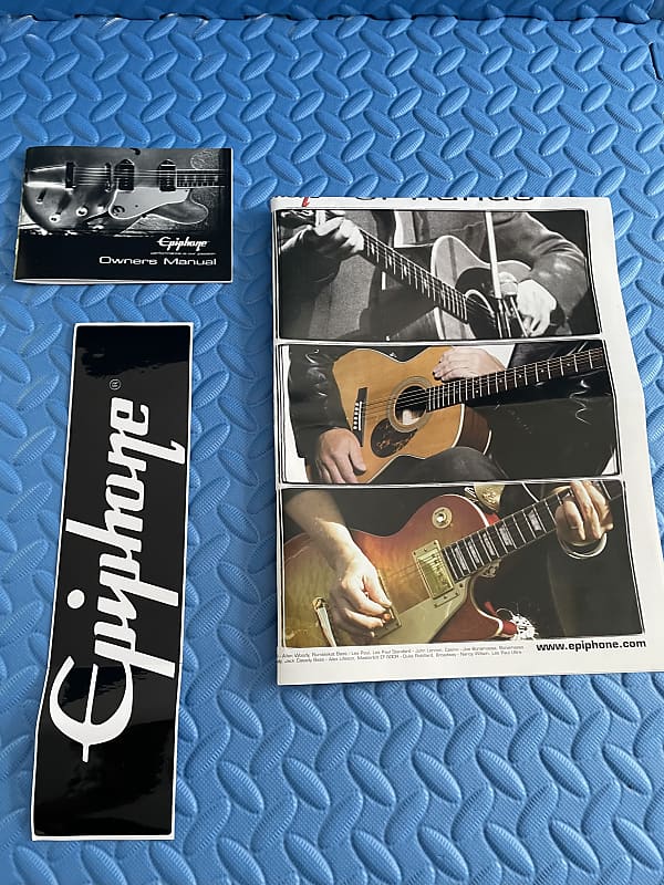 Epiphone User Manual and Poster 2000 - 2020 | Reverb