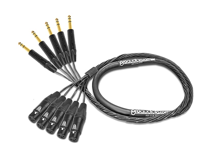 Standard 5 Channel Mogami 2932 Snake | Neutrik Gold TRS to | Reverb