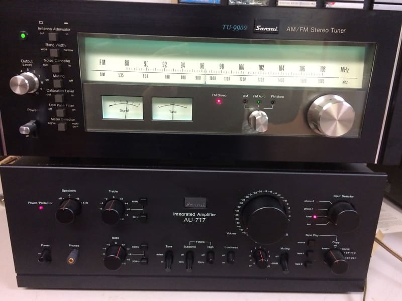 Sansui TU 9900 Tuner Black Vintage Professional - Pick up Zip | Reverb