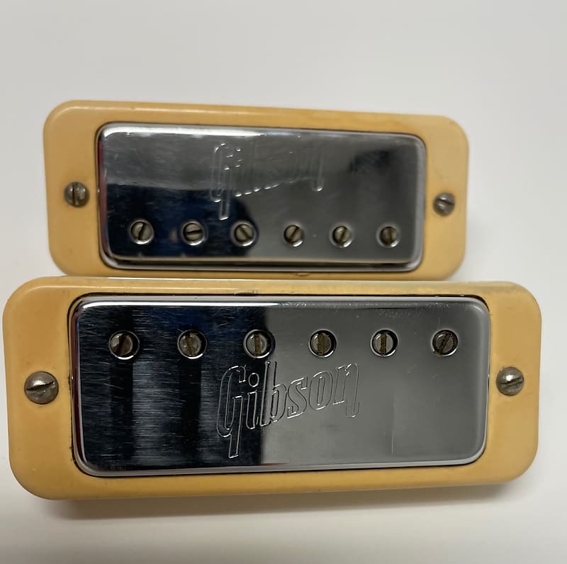 Vintage 1971 Gibson Mini Humbucker Pair | Reverb