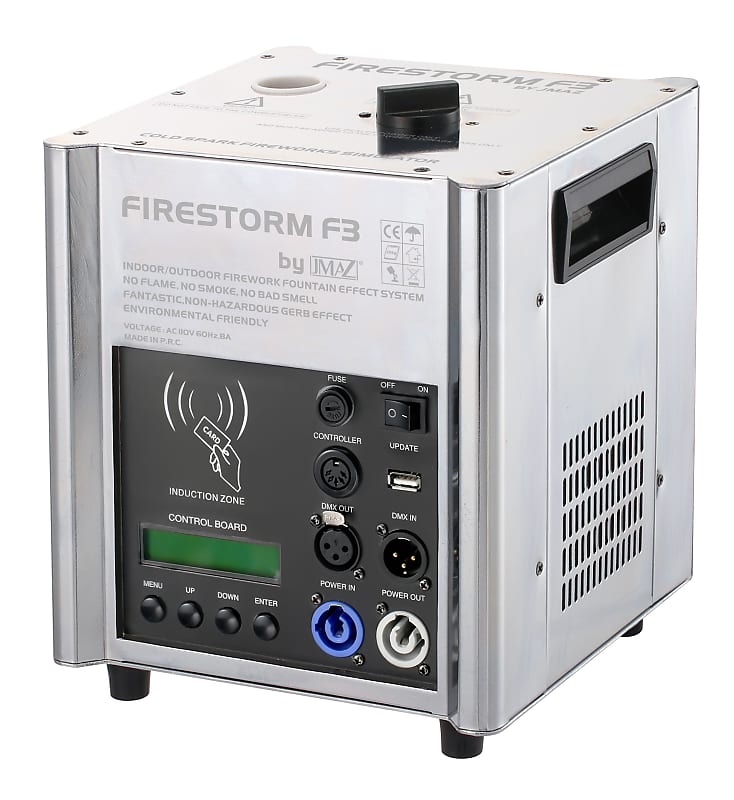 JMaz Firestorm F3 (Chrome) | Cold Spark Machine | Reverb JMaz Firestorm F3 (Chrome) | Cold Spark Machine | Reverb