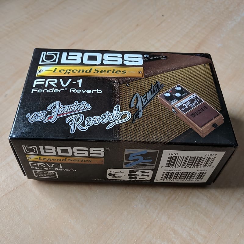Box For Boss FRV-1 '63 Fender Reverb **BOX AND MANUAL ONLY** | Reverb