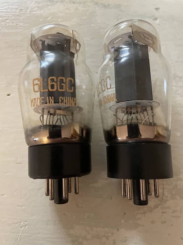 2 x 6L6GC power amp tubes | Reverb