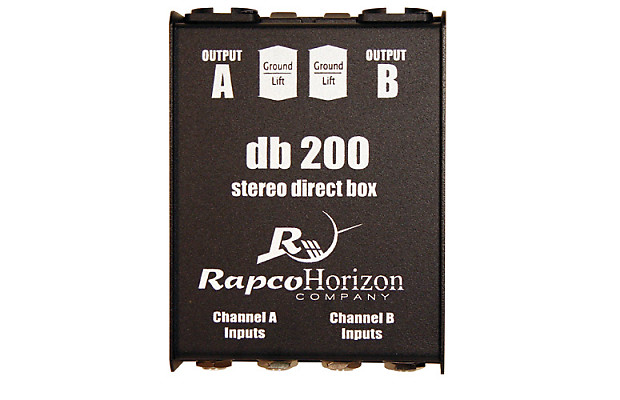 Rapco DB 200 Passive Stereo Direct Box | Reverb