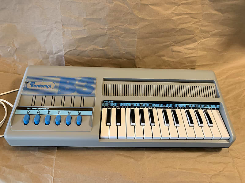 Bontempi B3 Organ 70s - Grey MINT in box | Reverb