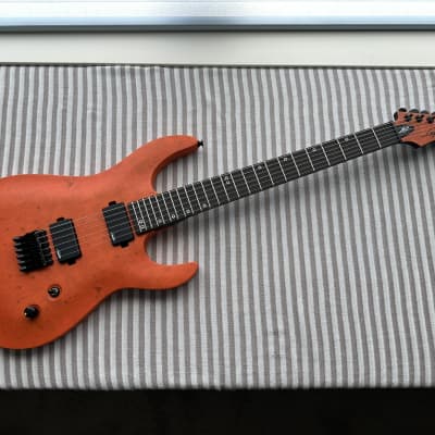 NOS Legator NINJA 6 PERFORMANCE guitar, MIK, satin ORANGE | Reverb