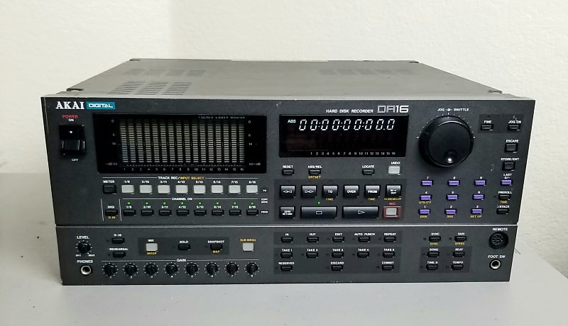 Akai DR16 16-track Digital Recorder (needs new drive) | Reverb