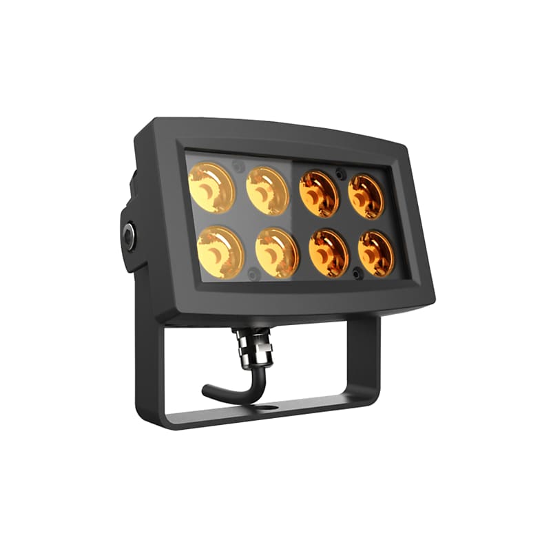lightmaXX ARC 8x 1W LED Flood IP65 Amber - LED Floodlight | Reverb