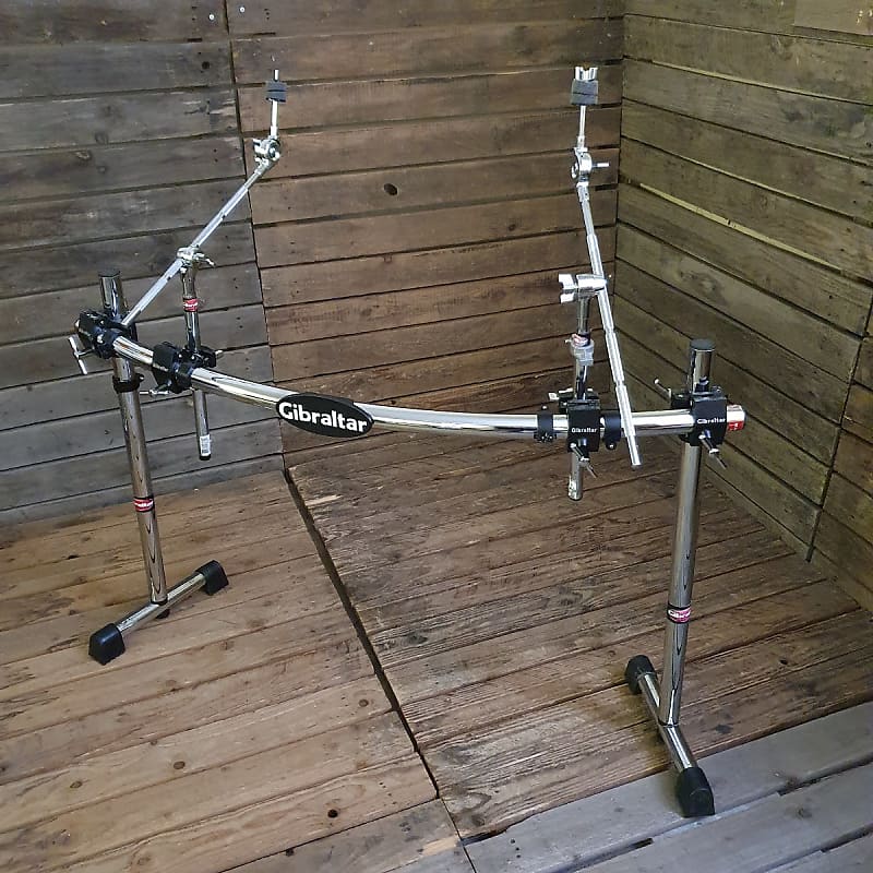 Gibraltar Drum Rack Curved Front Bar 3/4 Height USED! | Reverb