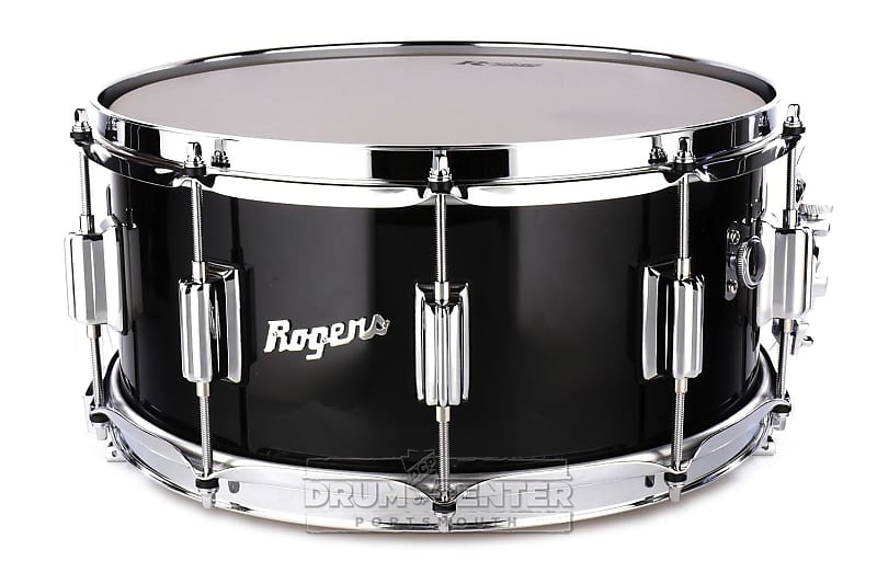 Rogers #37 Dyna-Sonic 6.5x14" Wood Snare Drum with Beavertail | Reverb