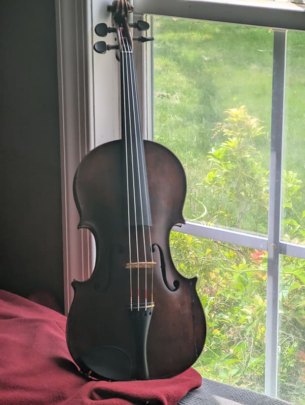 Old Antique Oil Finished German 4/4 Violin Vintage Rebuilt | Reverb