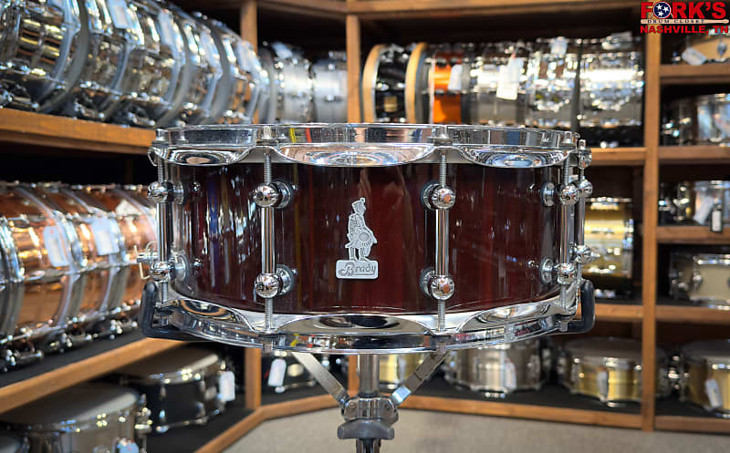 Brady 5.5x14 Jarrah Block Snare Drum - "Gloss Lacquer" | Reverb