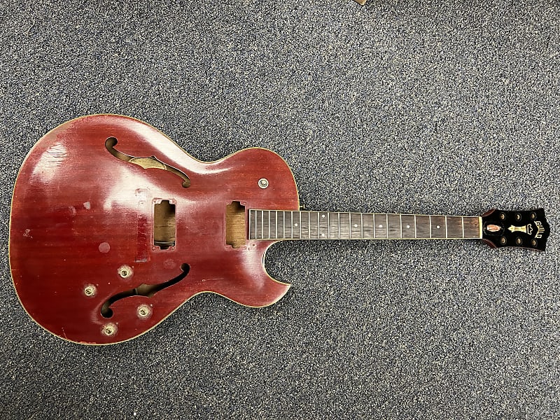 Guild Starfire 1966 Body & neck w/ original case - project- | Reverb