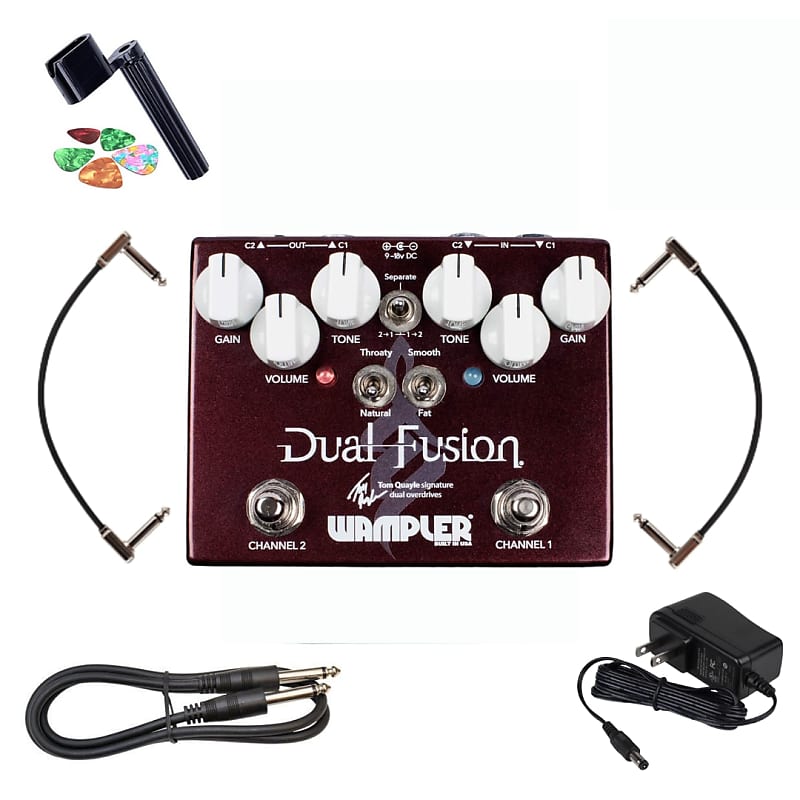 New Wampler Tom Quayle Dual Fusion | Guitar Effects Pedal | | Reverb