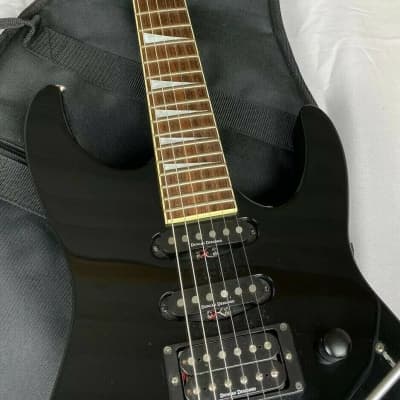Jackson Dinky DK2 Black w/ chrome hardware, floyd rose, Gator | Reverb