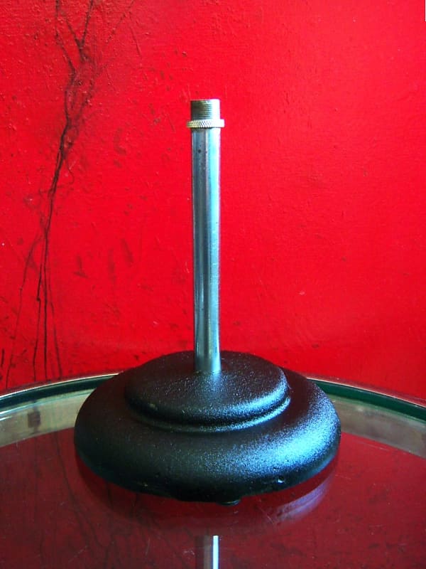 Vintage 1940's Atlas Sound DS5 cast iron microphone desk | Reverb