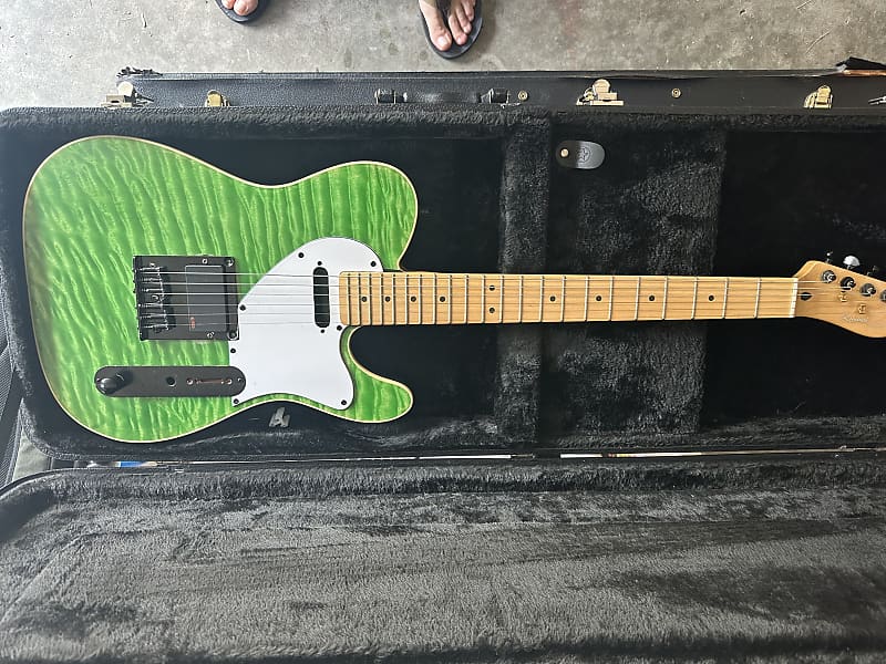 Zuwei Telecaster with EMG 89 and Case | Reverb