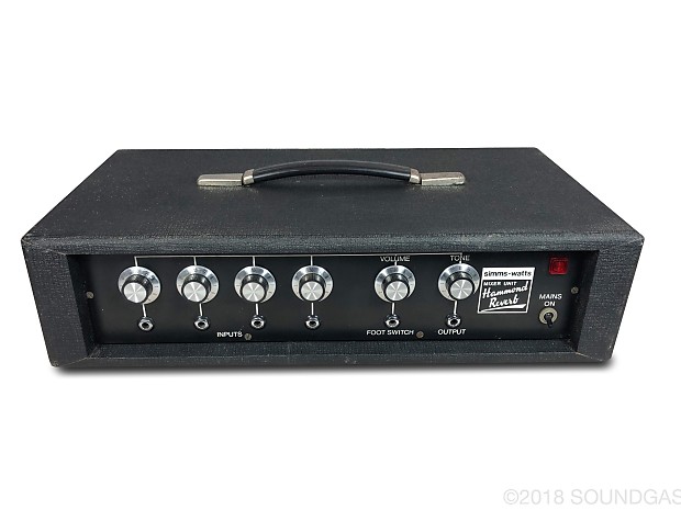 Simms Watts Hammond Reverb Mixer Unit | Reverb