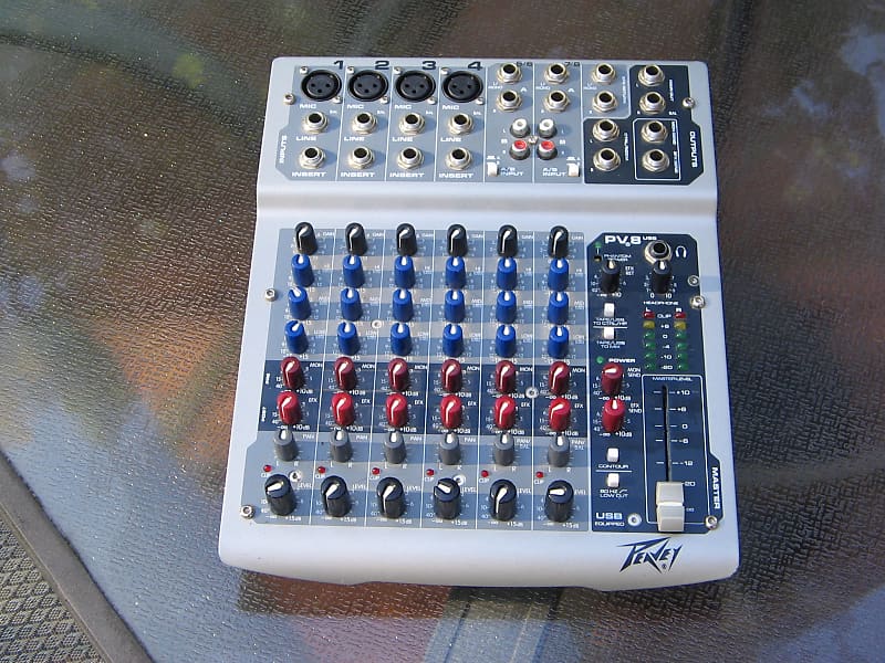 Peavey PV8 8 Channel Mixing Board, Not Tested | Reverb
