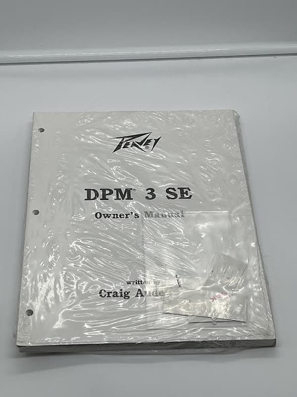 Peavey DPM 3 SE Owner's Manual | Reverb