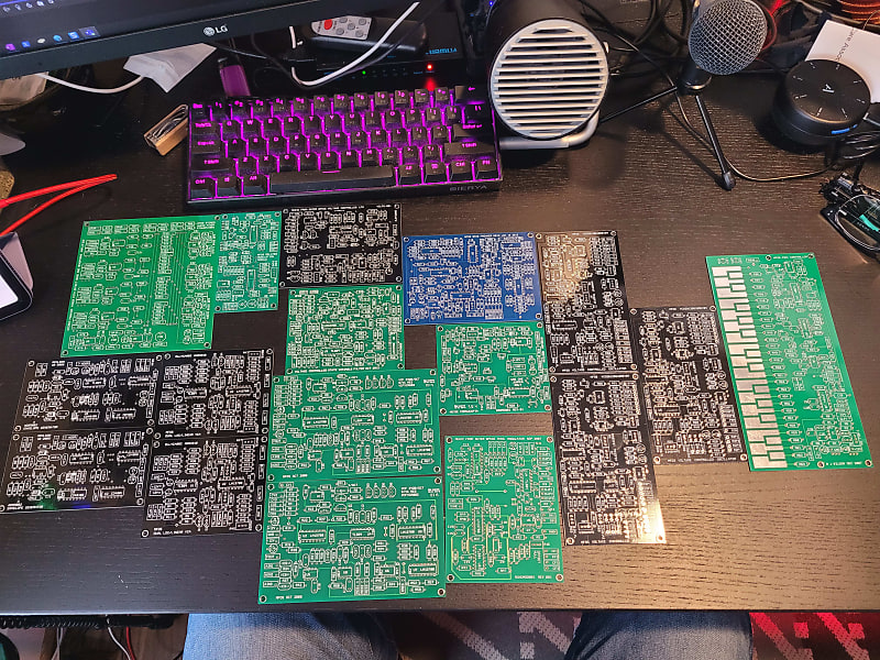 MFOS Pro moduler bundle PCBs Early 2000s | Reverb