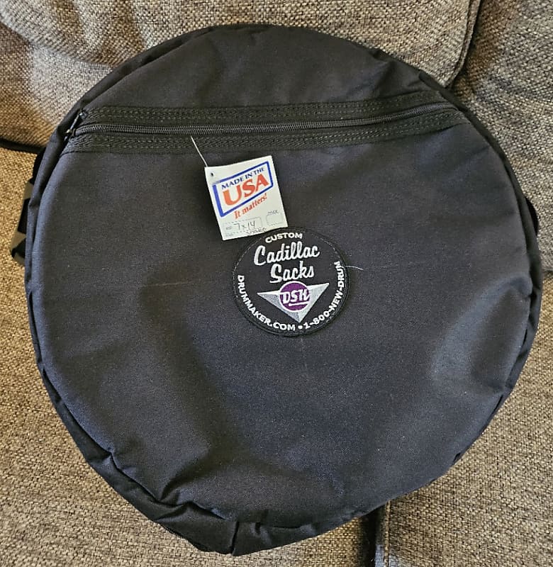 Cadillac Sacks 7x14 snare bag 2000s - black | Reverb