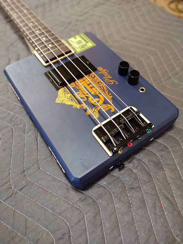 30" scale cigar box bass 2022 - Natural | Reverb