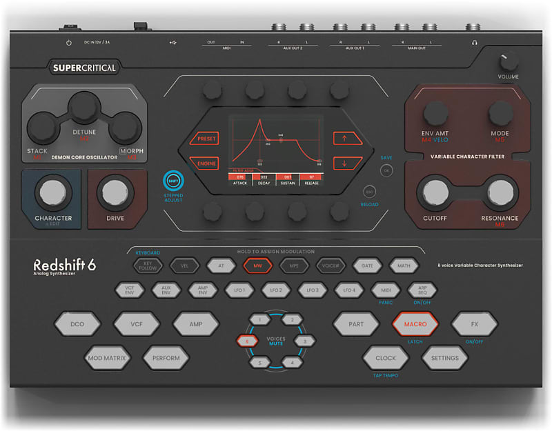 Supercritical Synthesizers Redshift 6 | Reverb España